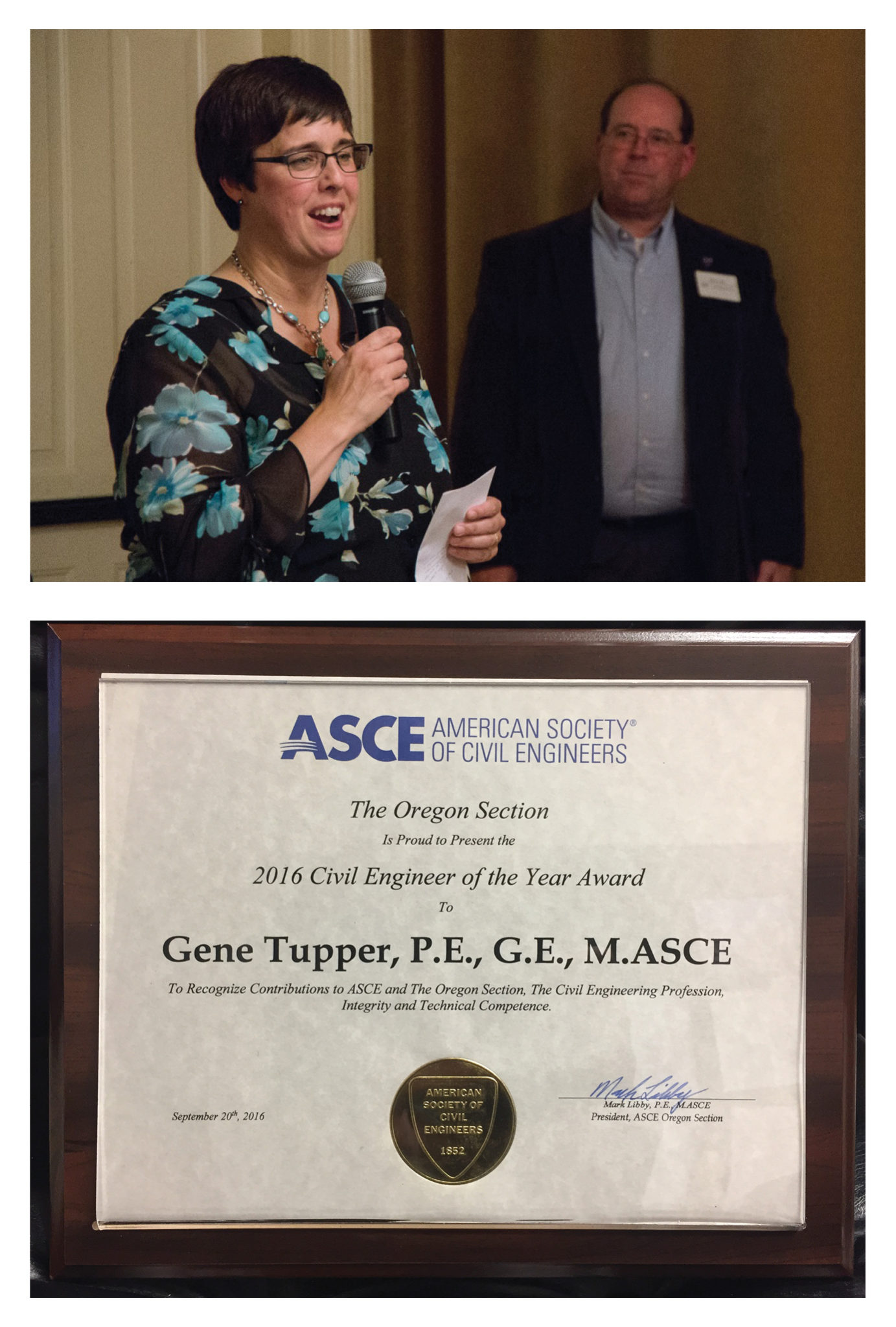 ASCE Oregon Recognizes Gene Tupper as Engineer of the Year - GRI ...